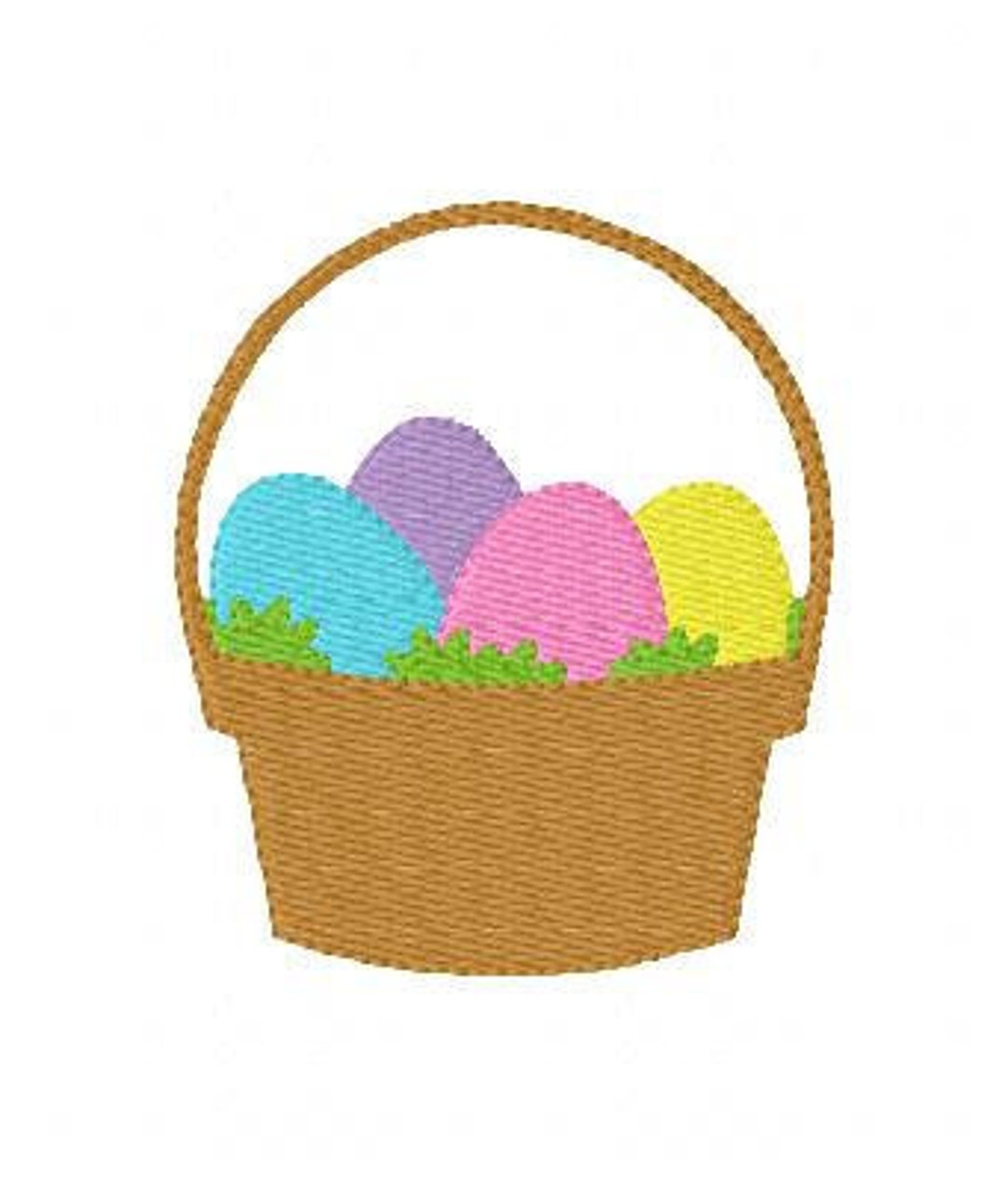 Embroidery Design, Easter Egg Basket // Joyful Stitches - Etsy