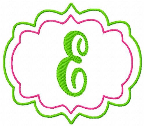 French Flair Fancy Fun Monogram Machine Embroidery Designs Font Set ...