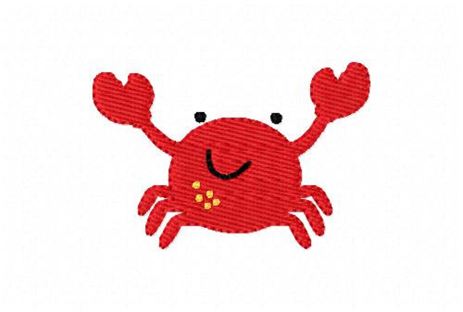 Crab Embroidery Design, Summer Embroidery Designs, 2 Sizes Included ...
