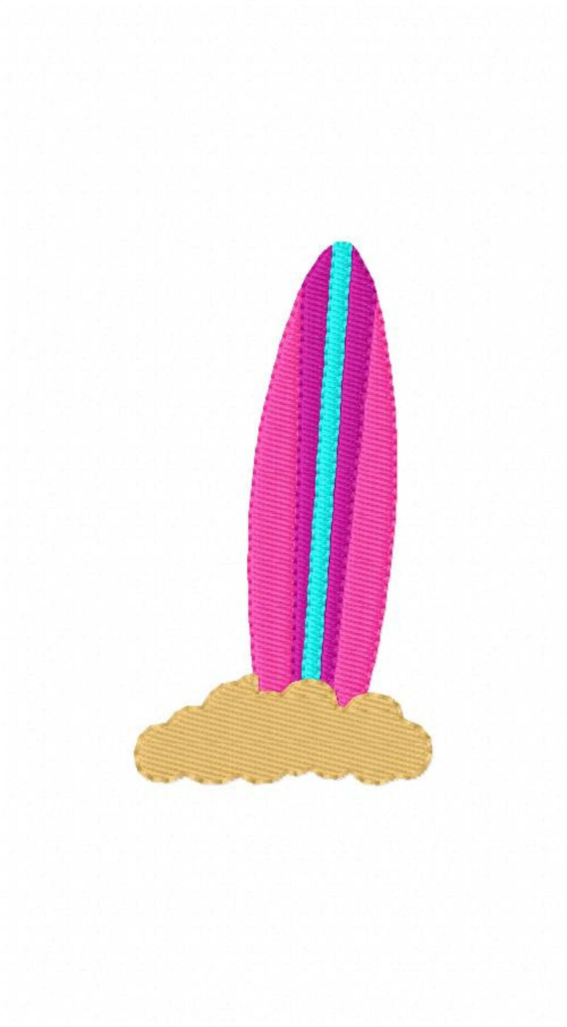 Surf Board Embroidery Design, Beach Embroidery Design, Embroidery ...