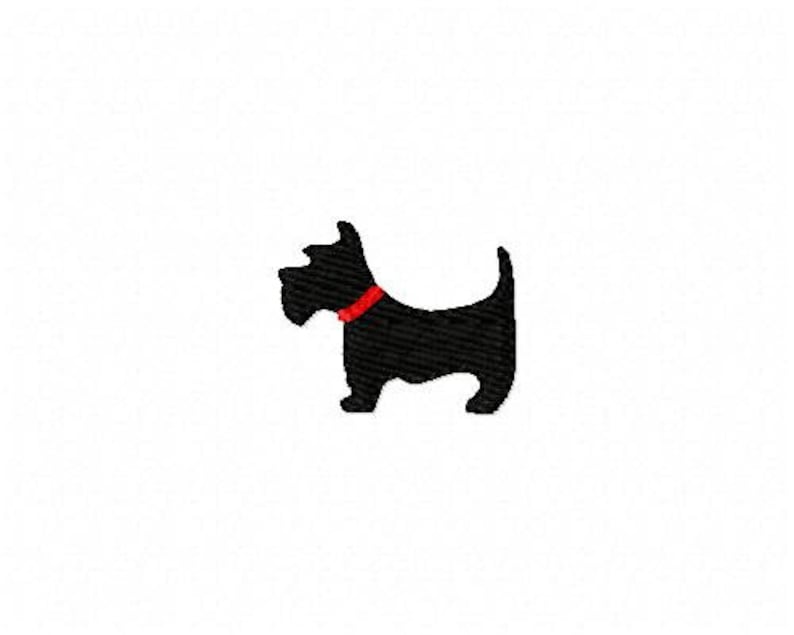 Small Scottie Embroidery Design, Scottie, Dog, Doggy, Puppy, Dog ...