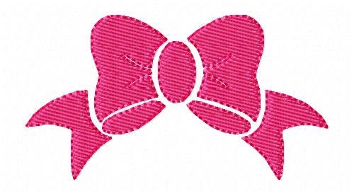Bow Circle Monogram Embroidery Design Font Set Bow Embroidery - Etsy