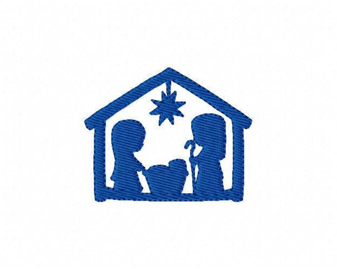 Embroidery Design, Nativity, Manger, Christmas Embroidery Design ...