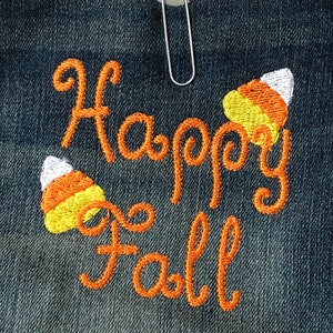 Embroidery Design, Happy Fall Single, Fall Embroidery Design, Candy ...