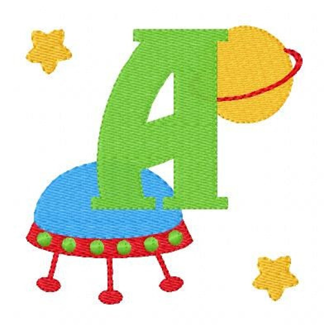 Space Ship Monogram Machine Embroidery Design Font Set// Space - Etsy