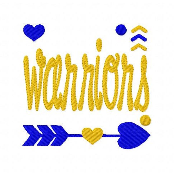 Warriors Embroidery - Etsy