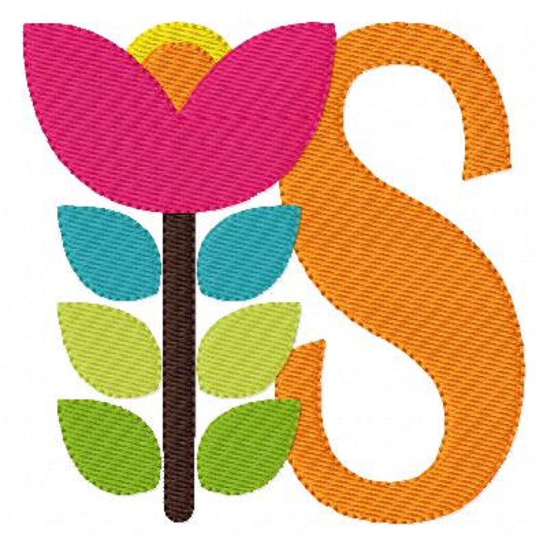 Flowers // Embroidery Designs, Monogram Machine Embroidery Design Font ...