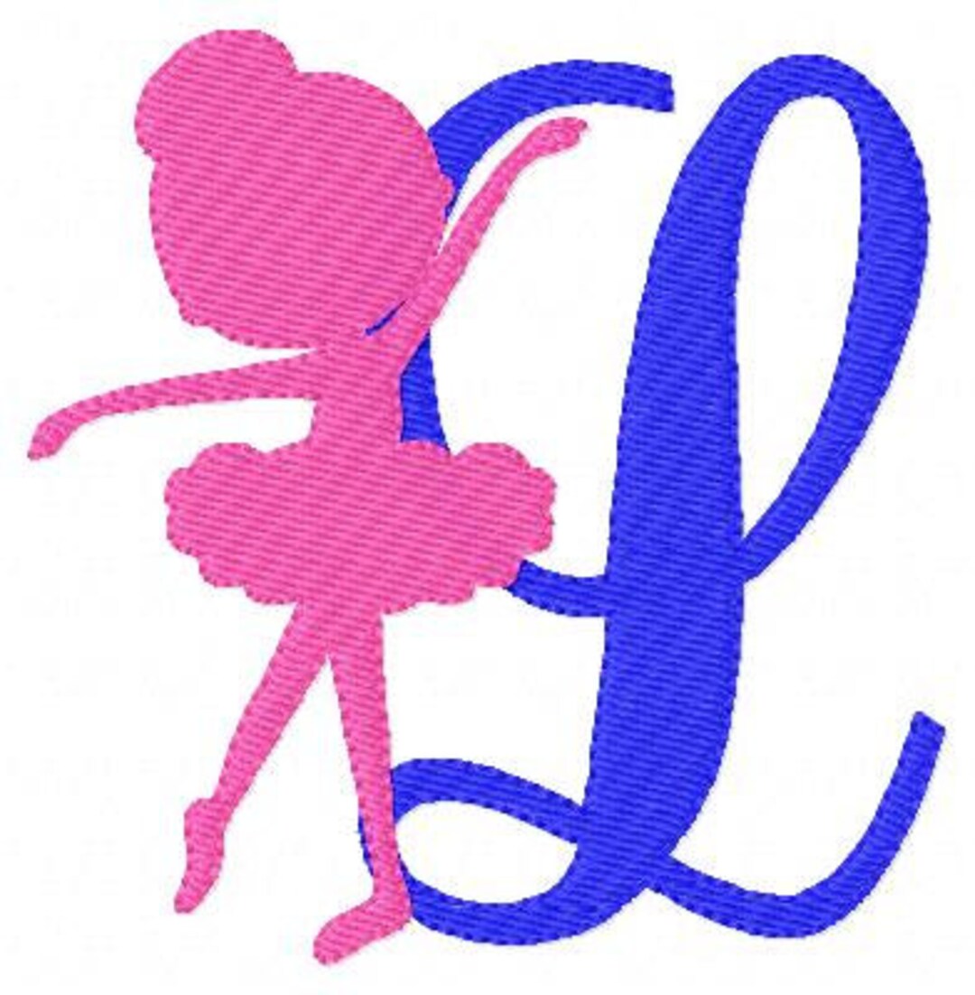 Ballerina // Ballet //tutu //dance //machine Embroidery Monogram ...