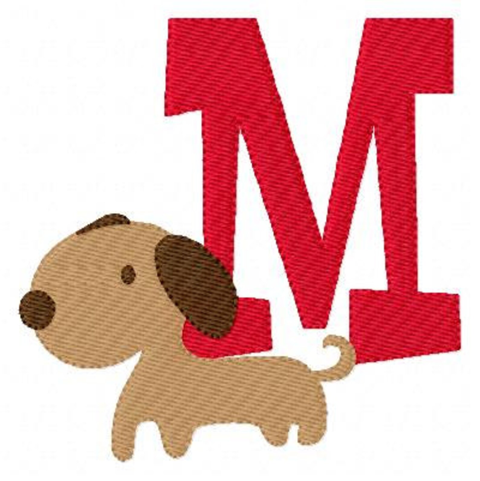 Puppy // Dog // Machine Embroidery Monogram Design Set - Etsy