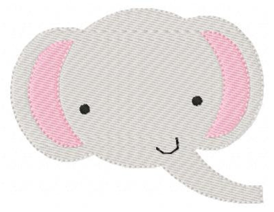 Embroidery Design, Elephant Embroidery Design Zoo Safari Animal ...