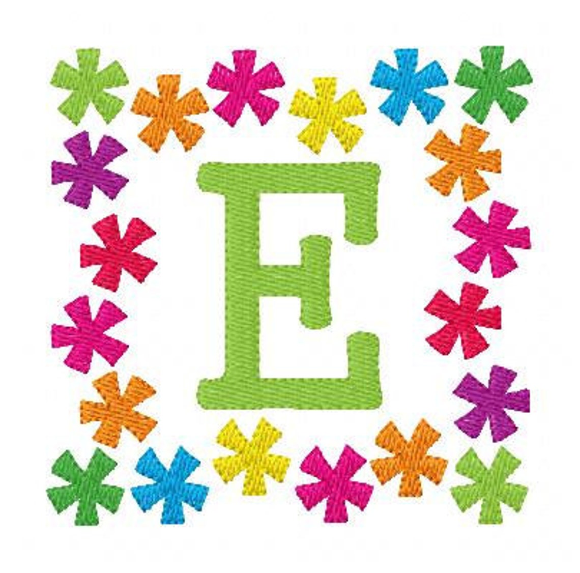 Machine Embroidery Monogram // Embroidery Design Set Machine | Etsy