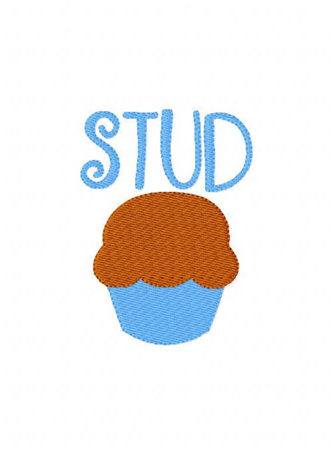 Stud Muffin, Machine Embroidery Design // Joyful Stitches - Etsy