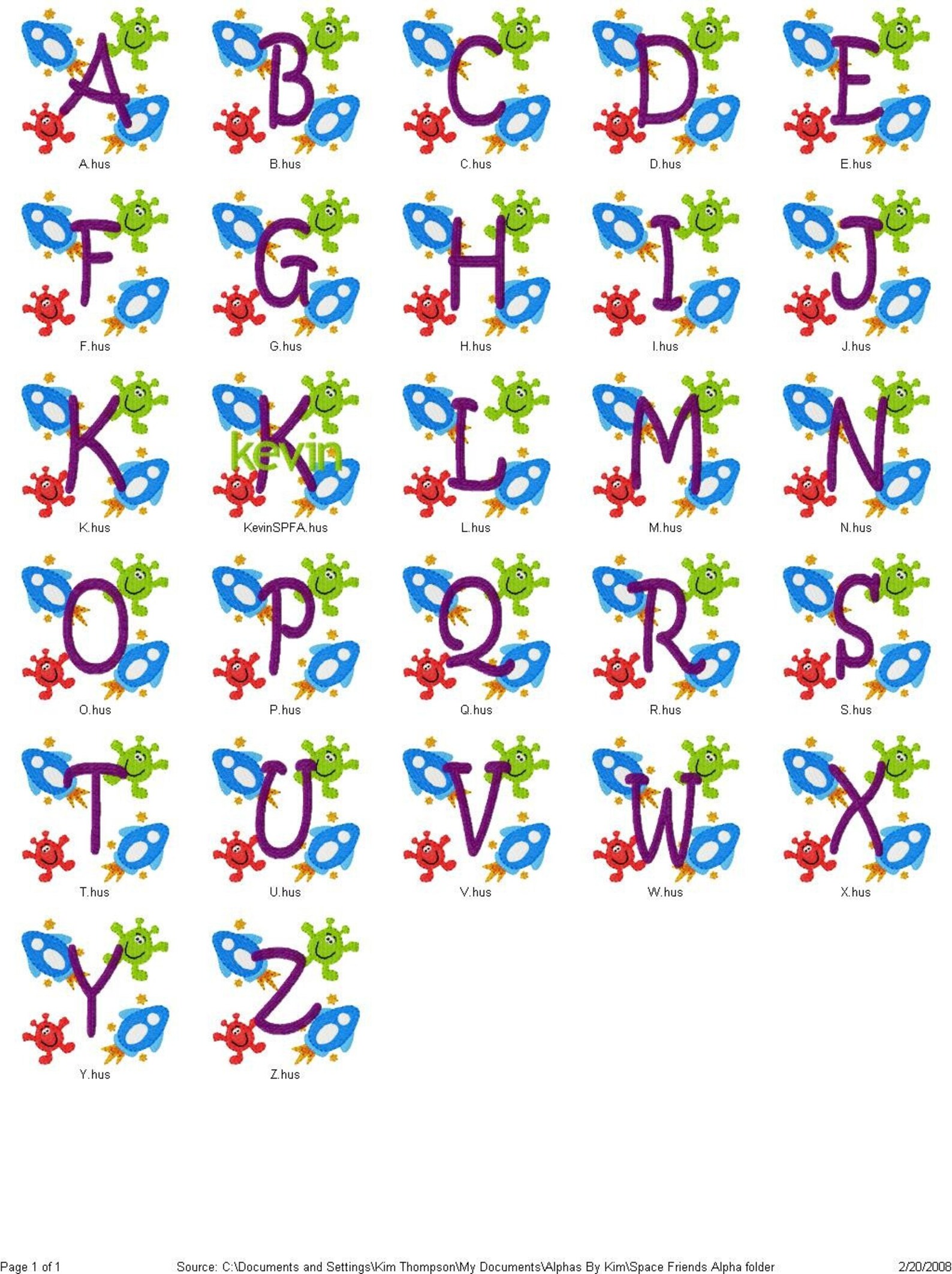 Space Machine Embroidery Mongram Font Set // Space Embroidery - Etsy