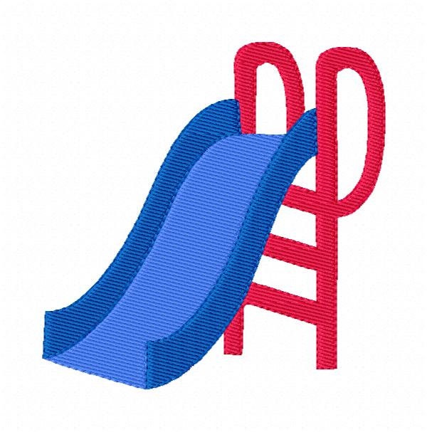 Slide Playground Embroidery Design, Slide, Playground, Embroidery ...