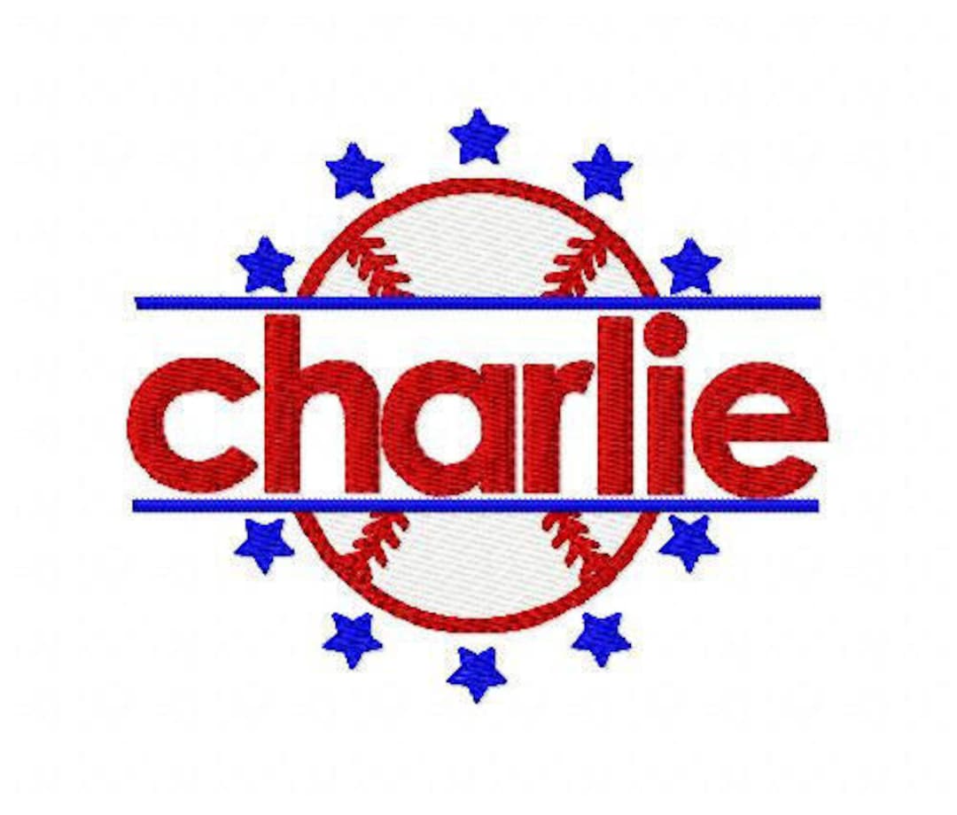 Baseball Split Machine Embroidery Monogram Font Set, Baseball ...