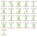 Dainty Dots Monogram Machine Embroidery Designs Set, Machine Embroidery ...