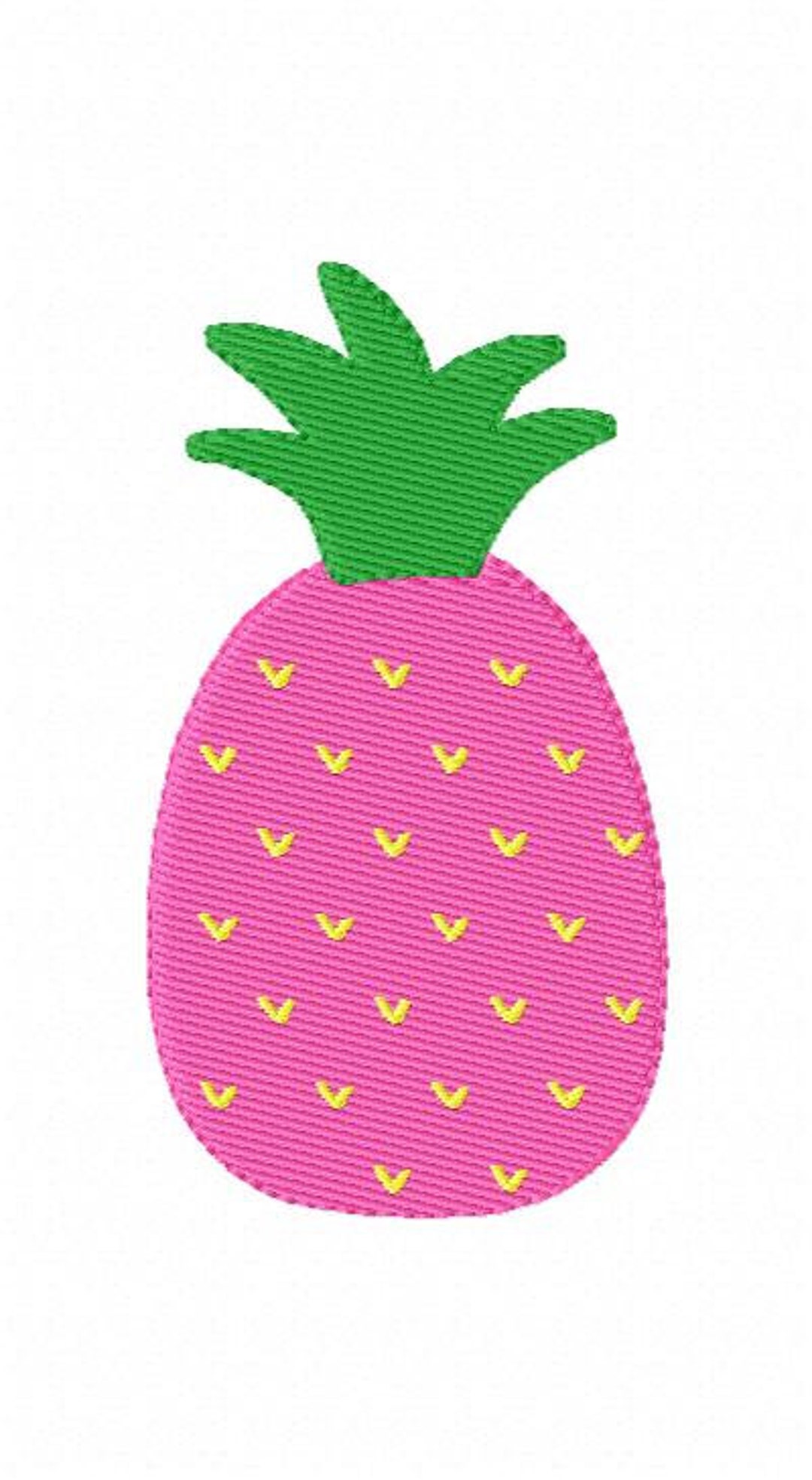 Pineapple Machine Embroidery Design, Embroiidery File, Embroidery ...