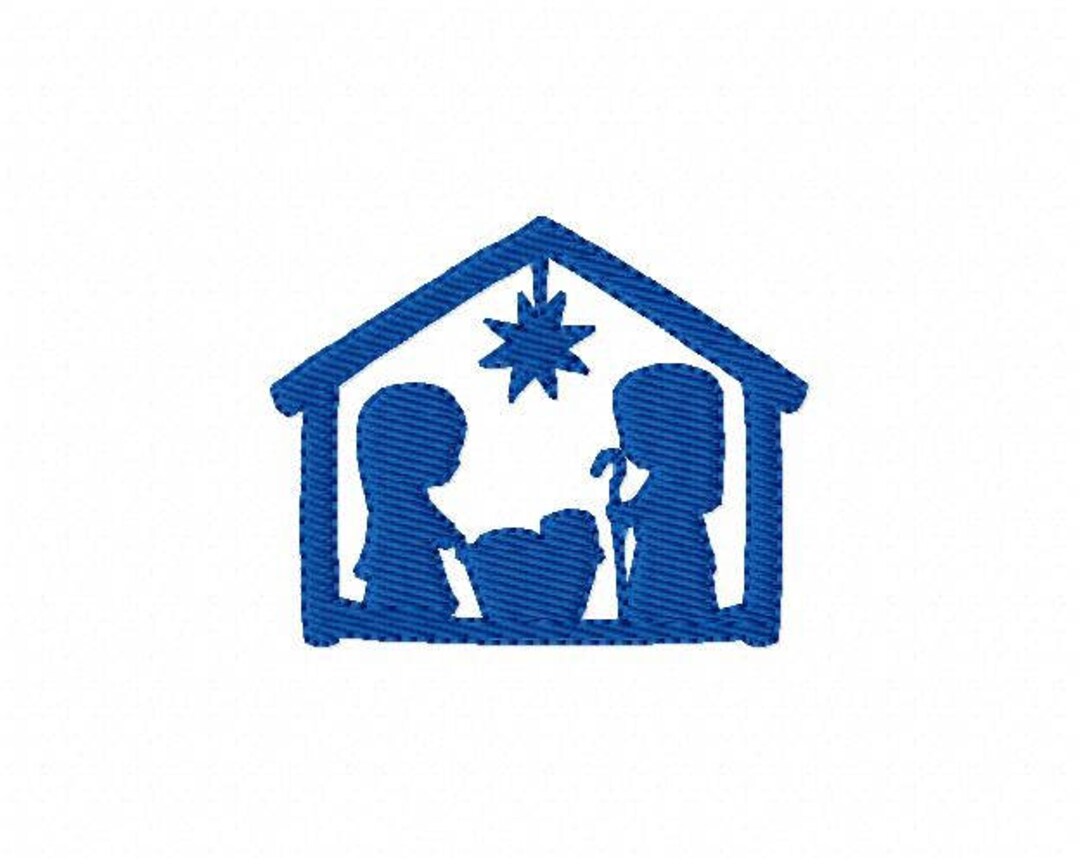Embroidery Design, Nativity, Manger, Christmas, , Christmas Embroidery ...
