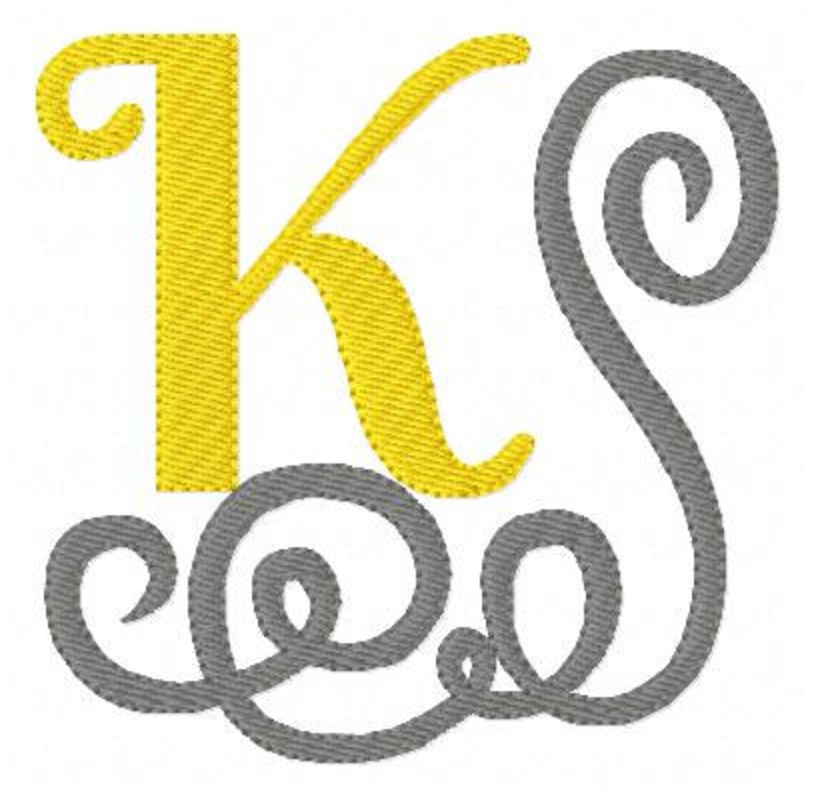 Ocean Waves Monogram Design Set // Machine Embroidery Font - Etsy