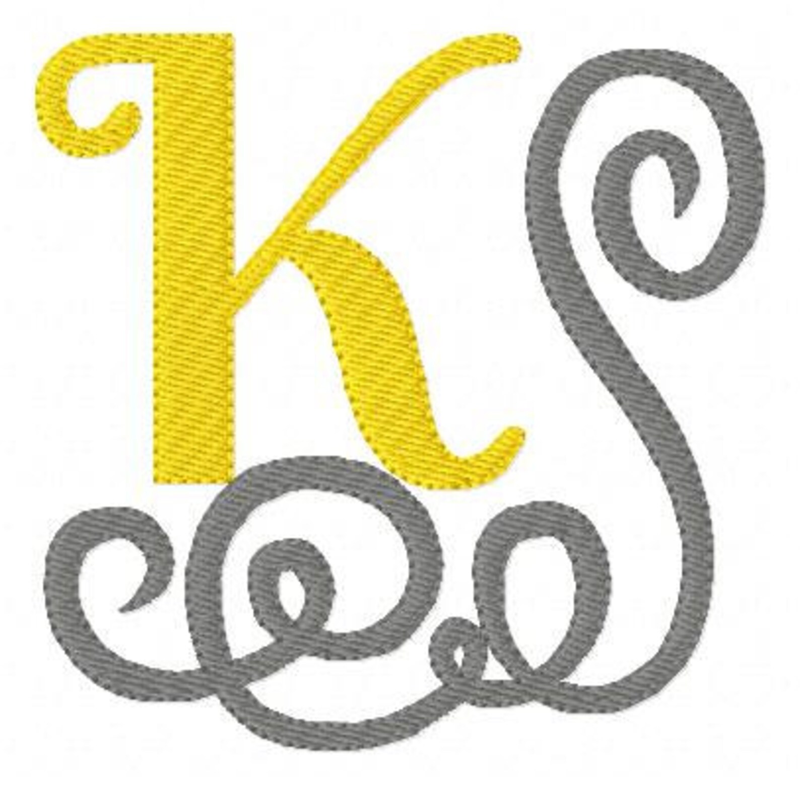 Ocean Waves Monogram Design Set // Machine Embroidery Font - Etsy