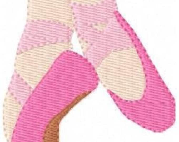 Pointe Shoes Ballet Machine Embroidery Design - Etsy Canada