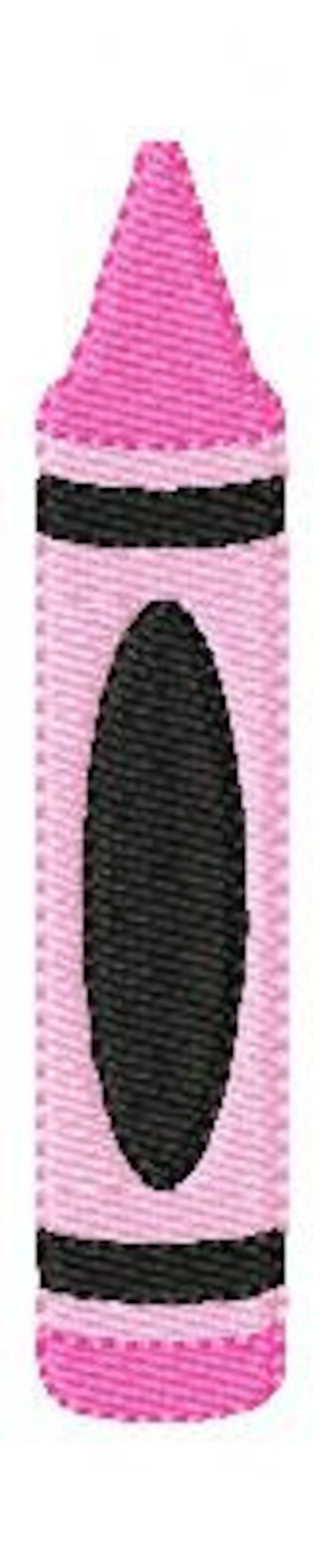 Crayon, School, Embroidery Design, Machine Embroidery Designs ...