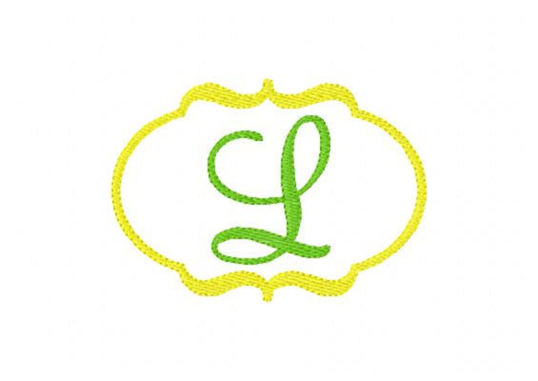 Machine Embroidery Monogram Font Design Set // Embroidery Design ...