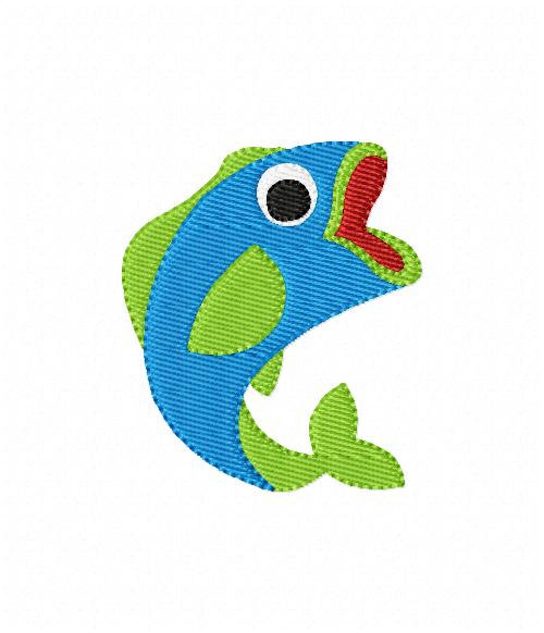 Fish // Embroidery Design, Machine Embroidery Designs, Fishing, Summer ...