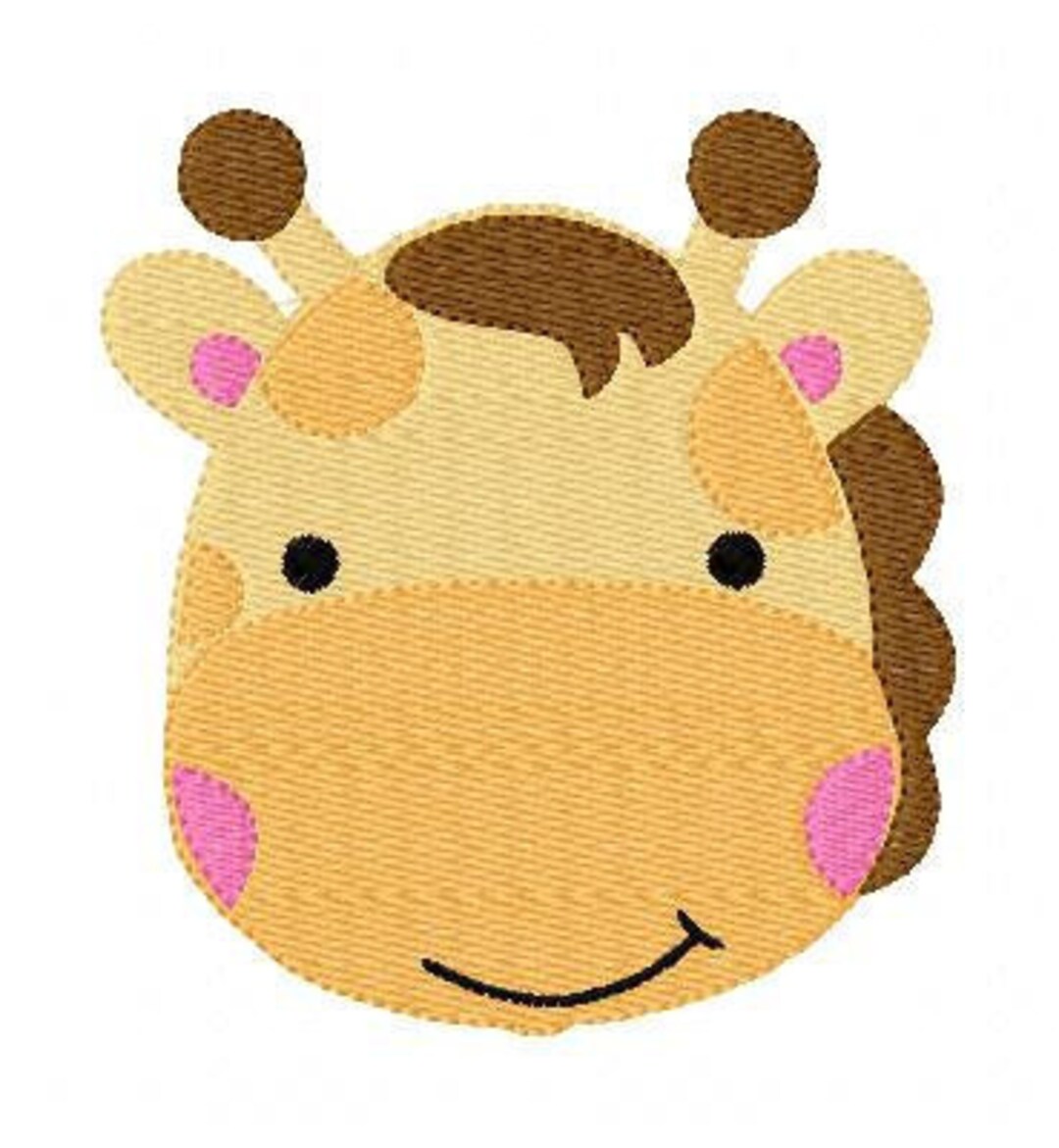 Embroidery Design, Giraffe Embroidery Design Baby Cutie // Joyful ...