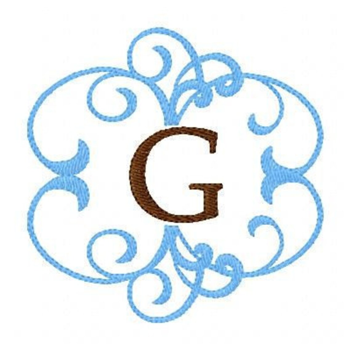Machine Embroidery Monogram Design, Swirly, Machine Embroidery Designs ...