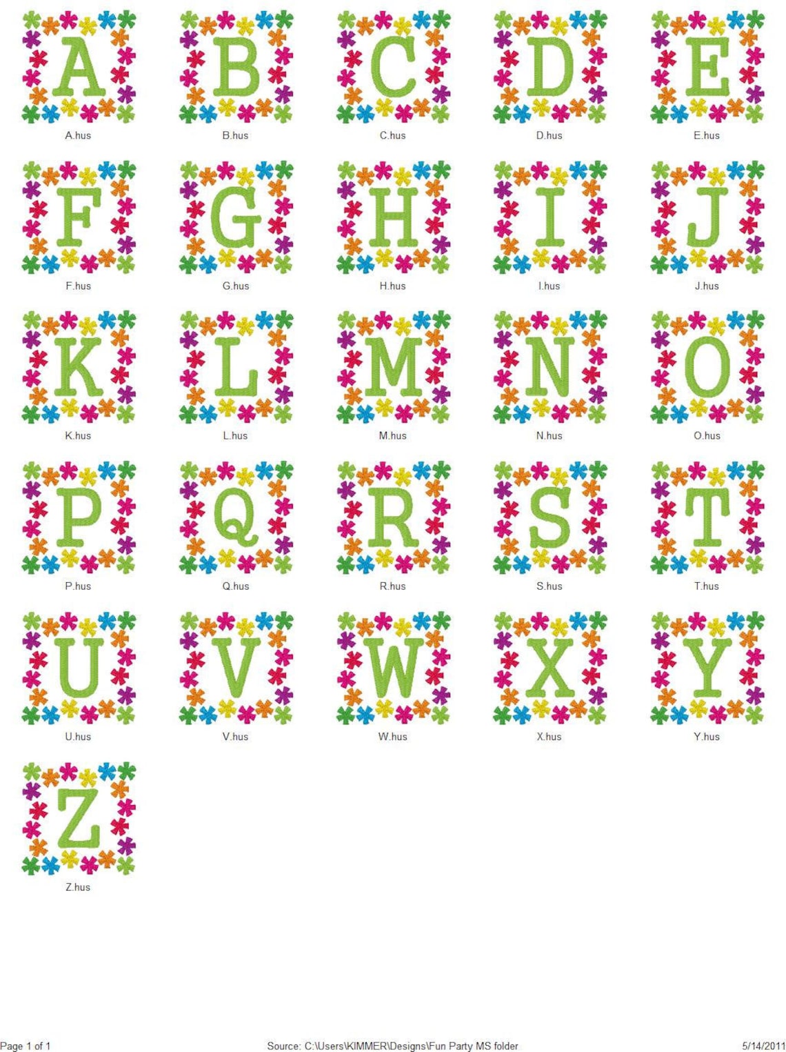 Machine Embroidery Monogram // Embroidery Design Set, Machine ...