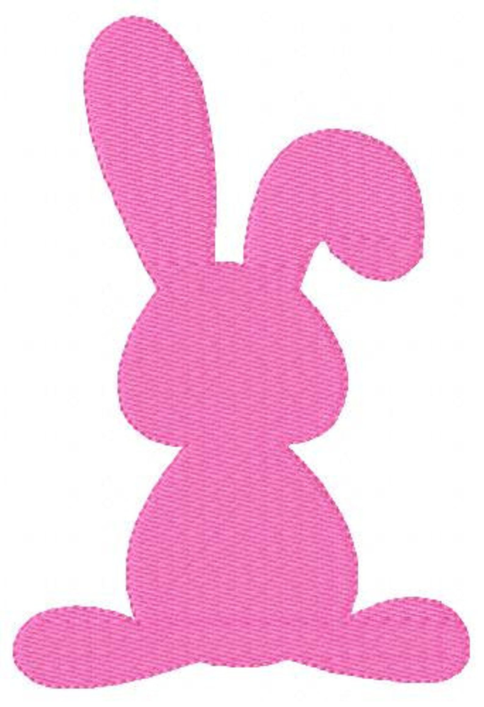 Bunny Rabbit Machine Embroidery Design With 2 Sizes Included - Etsy