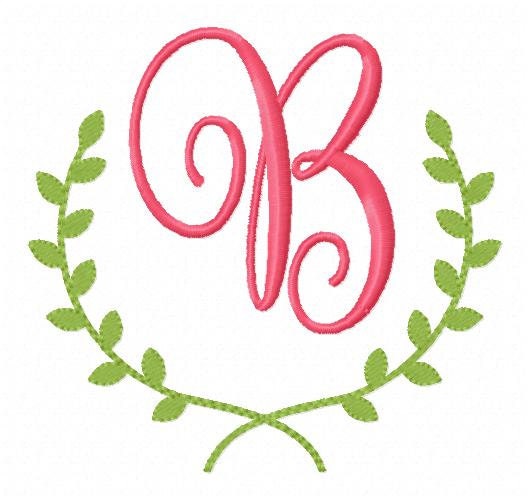 Ivy Machine Embroidery Monogram Font Design Set Machine - Etsy