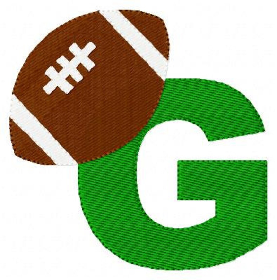 Football Season Monogram Machine Embroidery Font Design Set - Etsy