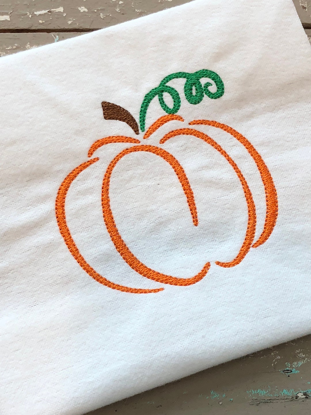 Pumpkin Embroidery Design, Fall Embroidery Design, Harvest Embroidery ...