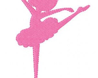 Embroidery Design Ballerina Tutu 1 Dance Dancer Ballet | Etsy