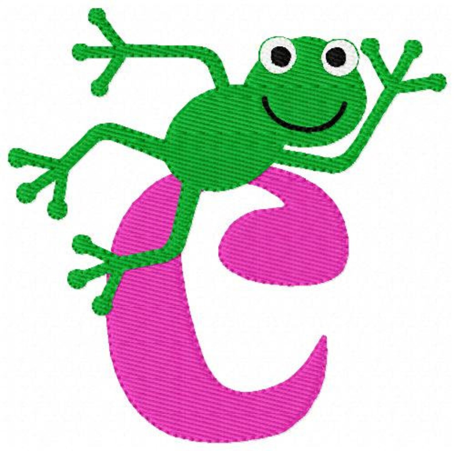 Frog Embroidery Fonts Machine Embroidery Designs Monogram - Etsy