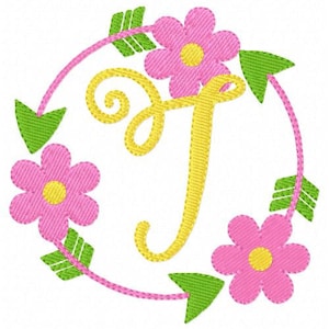 Embroidery Fonts, Daisy, Monogram Font, Embroidery Pattern, Machine ...