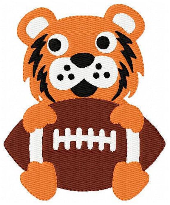 Embroidery Design Tiger // Mascot // Machine Embroidery - Etsy