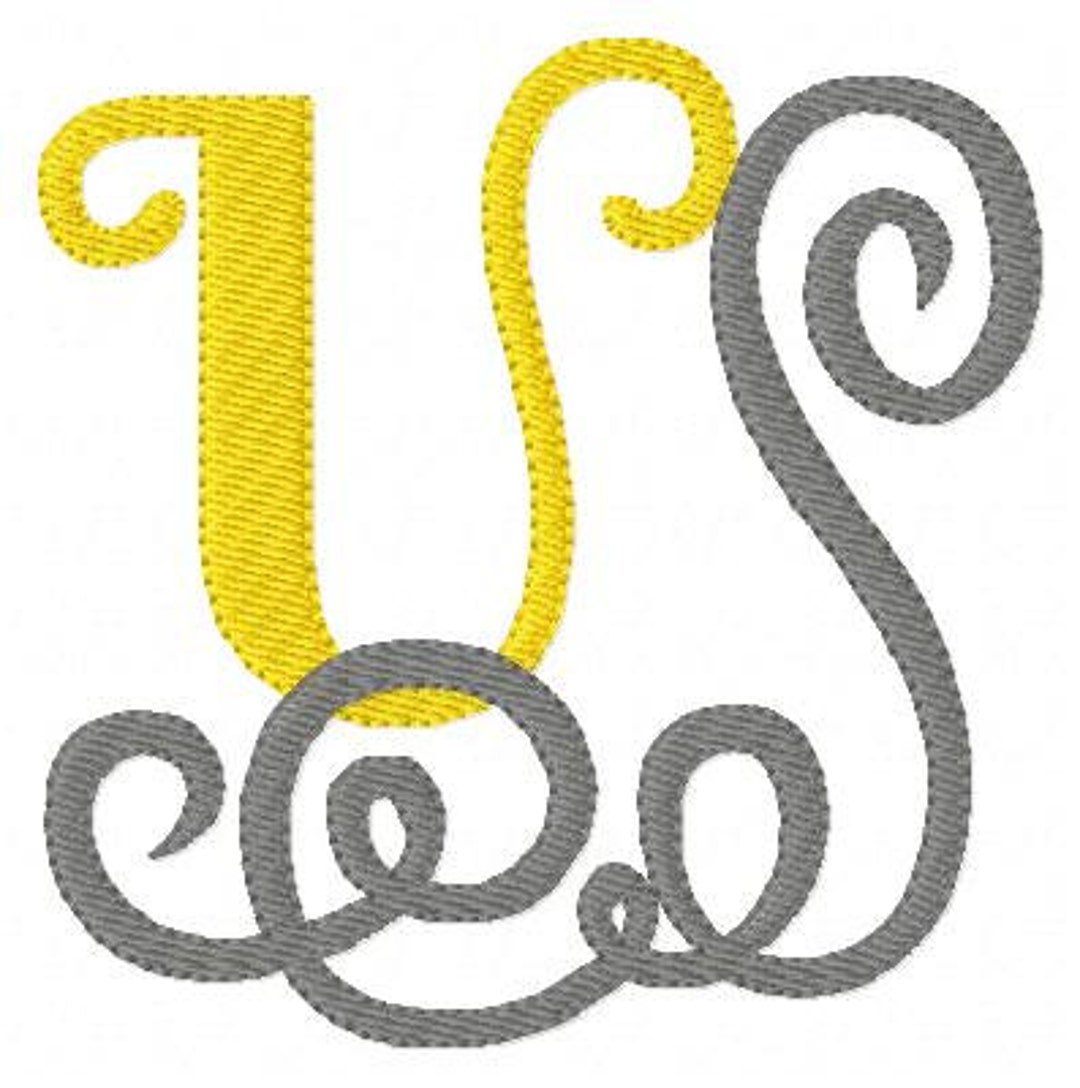 Swirl // Monogram Embroidery Designs, Embroidery Font, Monogram ...