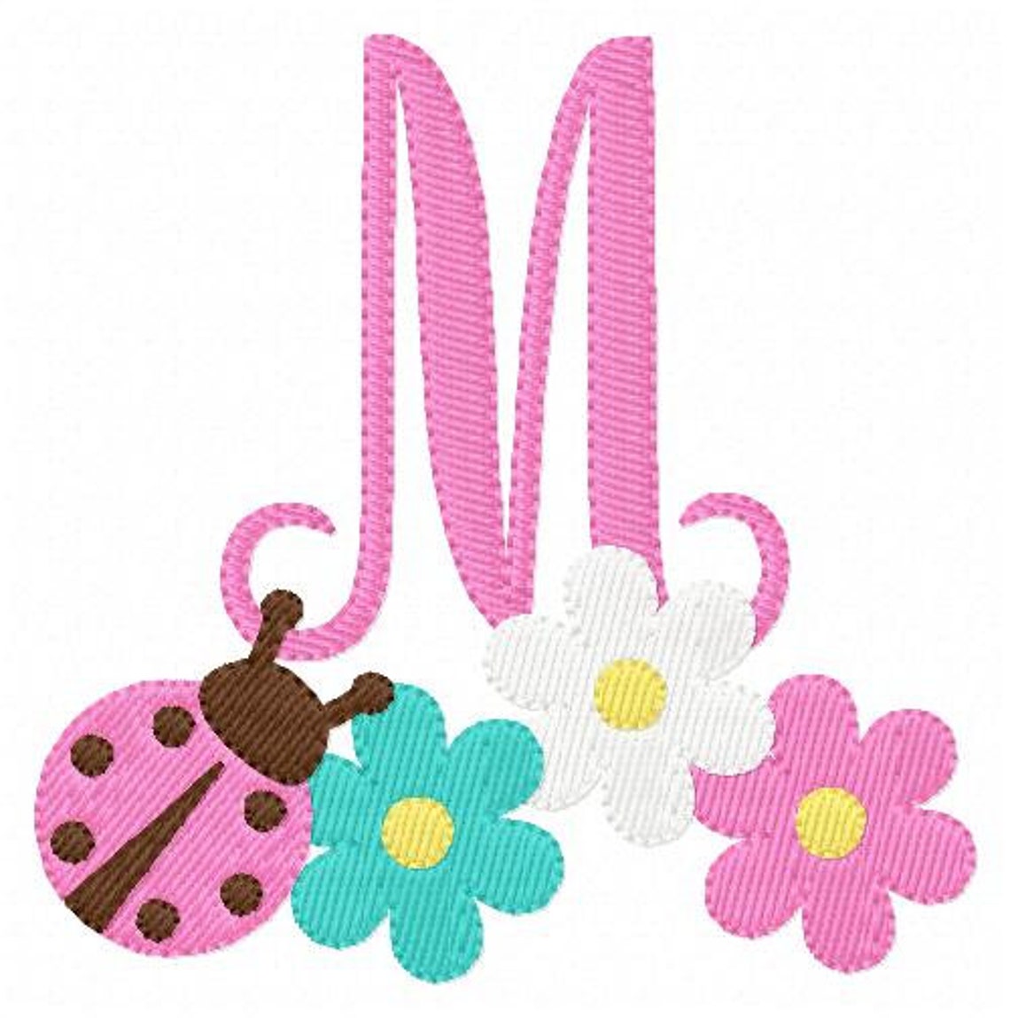 Floral Machine Embroidery Font Embroidery Design Embroidery - Etsy