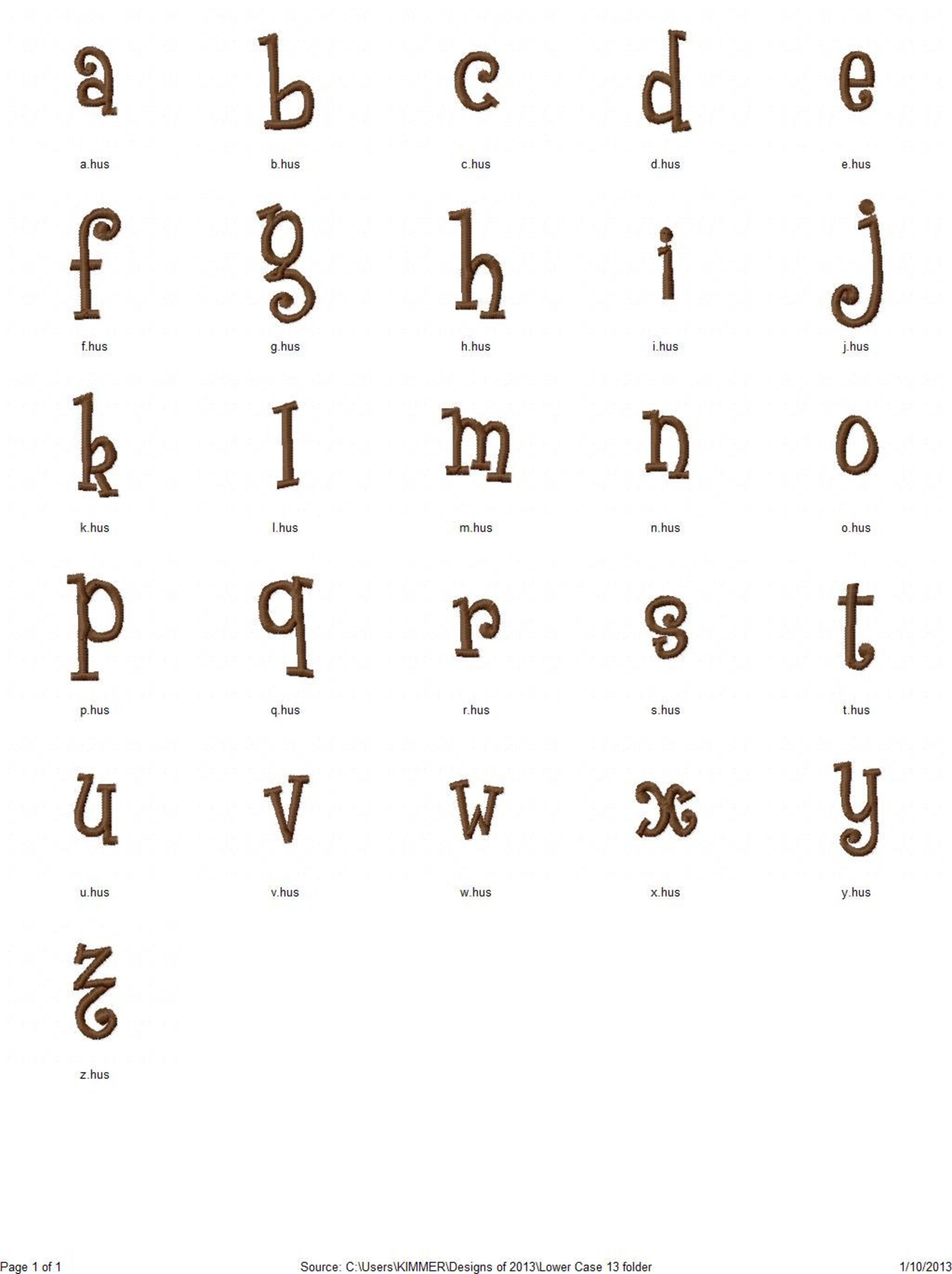 Ocean Waves Monogram Design Set // Machine Embroidery Font | Etsy