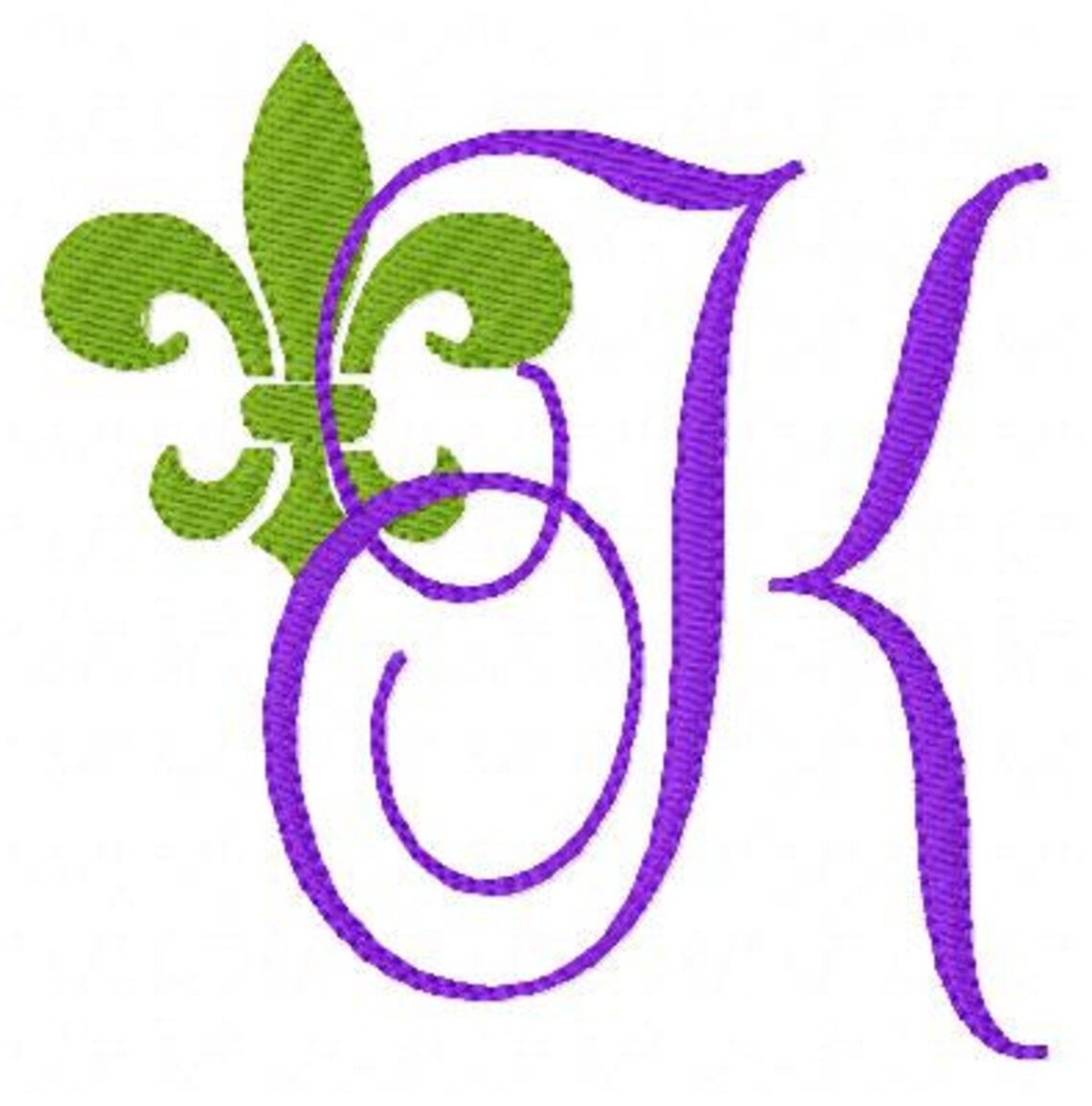 Fleur De Lis // Machine Embroidery Monogram Font Design Set - Etsy