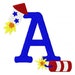 Firecrackers // Patriotic // USA // Monogram Machine Embroidery Font ...