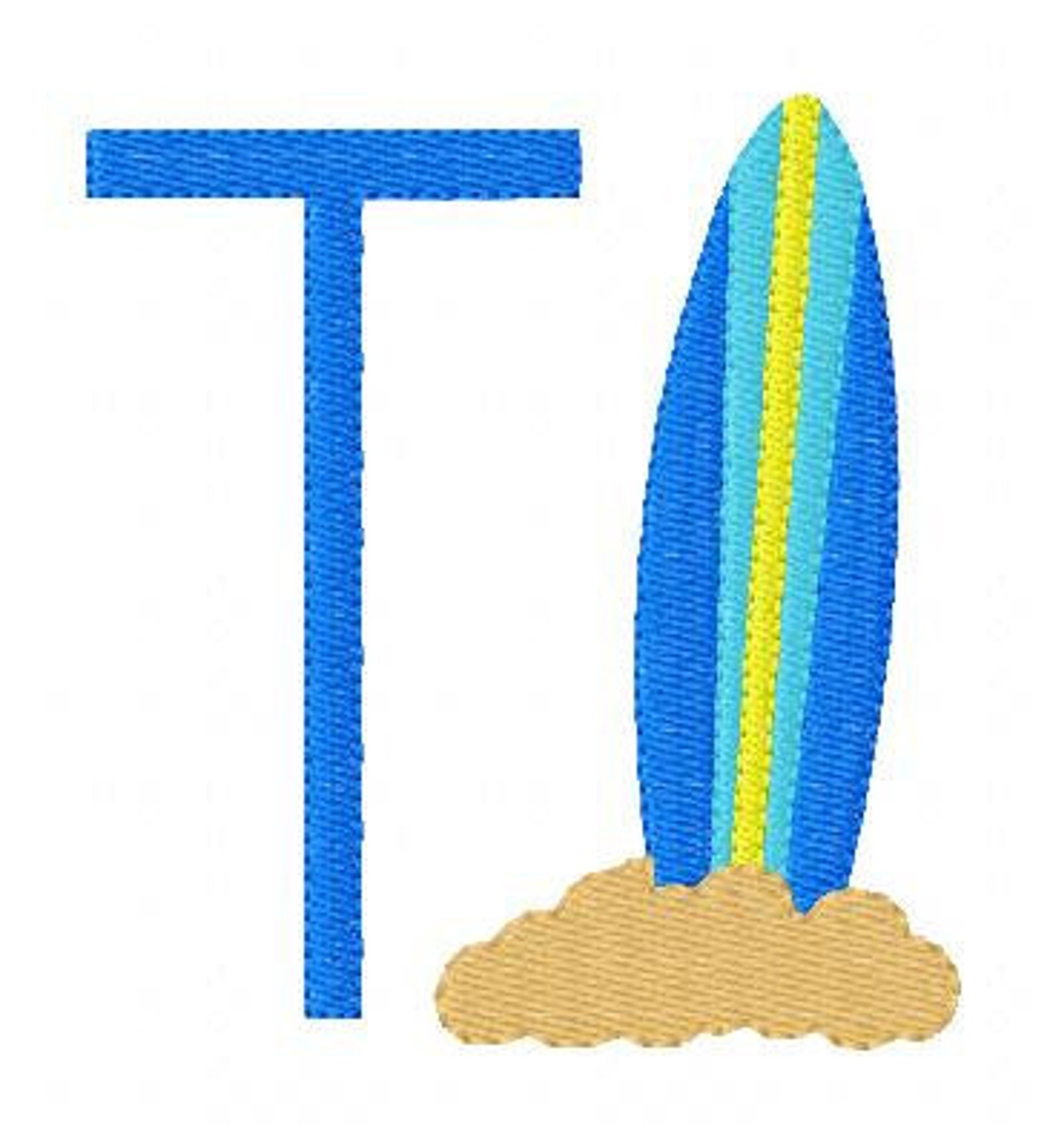 Surfer // Surf// Machine Embroidery Monogram Font Design Set - Etsy