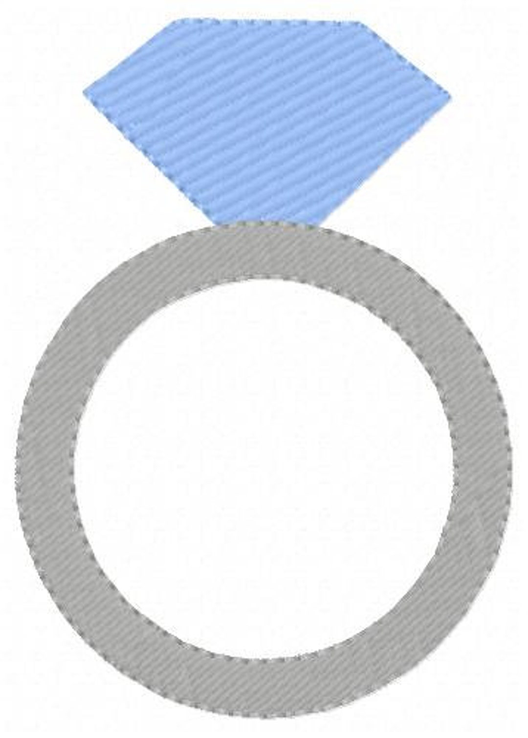 Engagement Blue Diamond Ring Monogram Frame, Monogram Frame, Embroidery ...