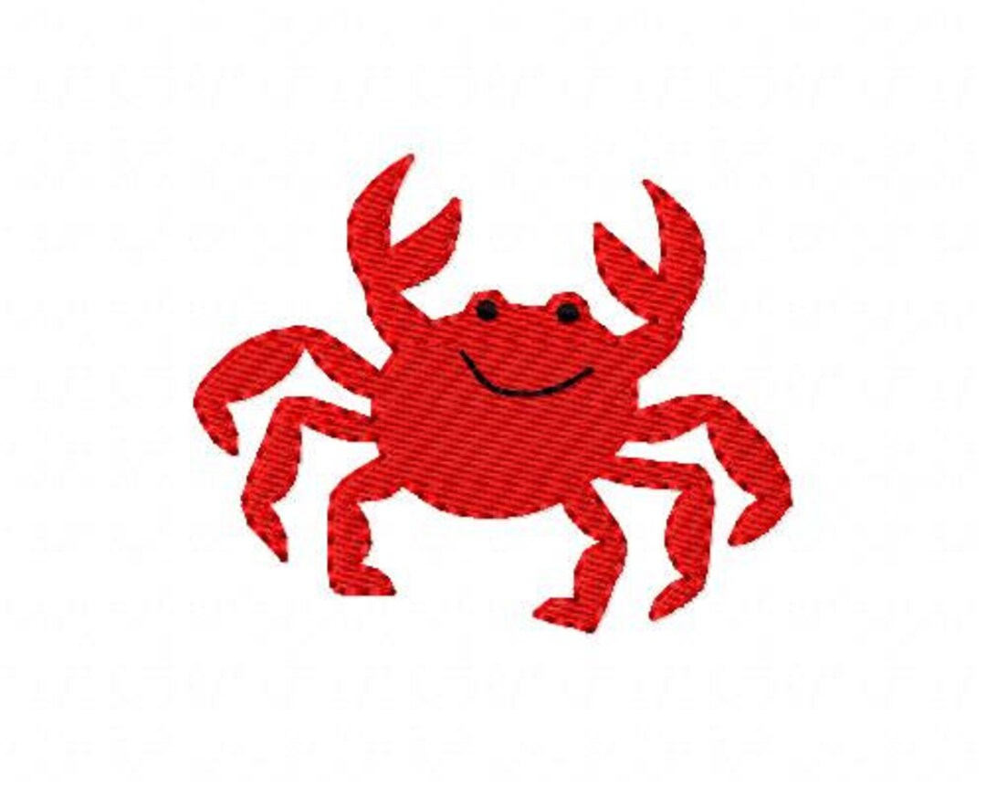 Embroidery Design, Crab // Beach // Summer // // Beach Embroidery ...