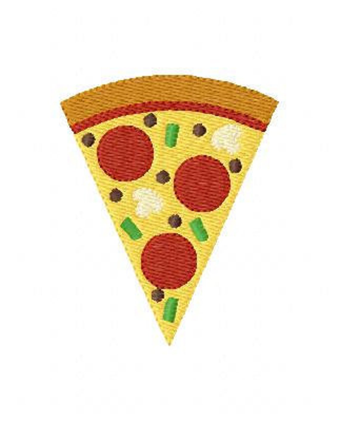 Embroidery Design, Pizza Slice // Joyful Stitches - Etsy