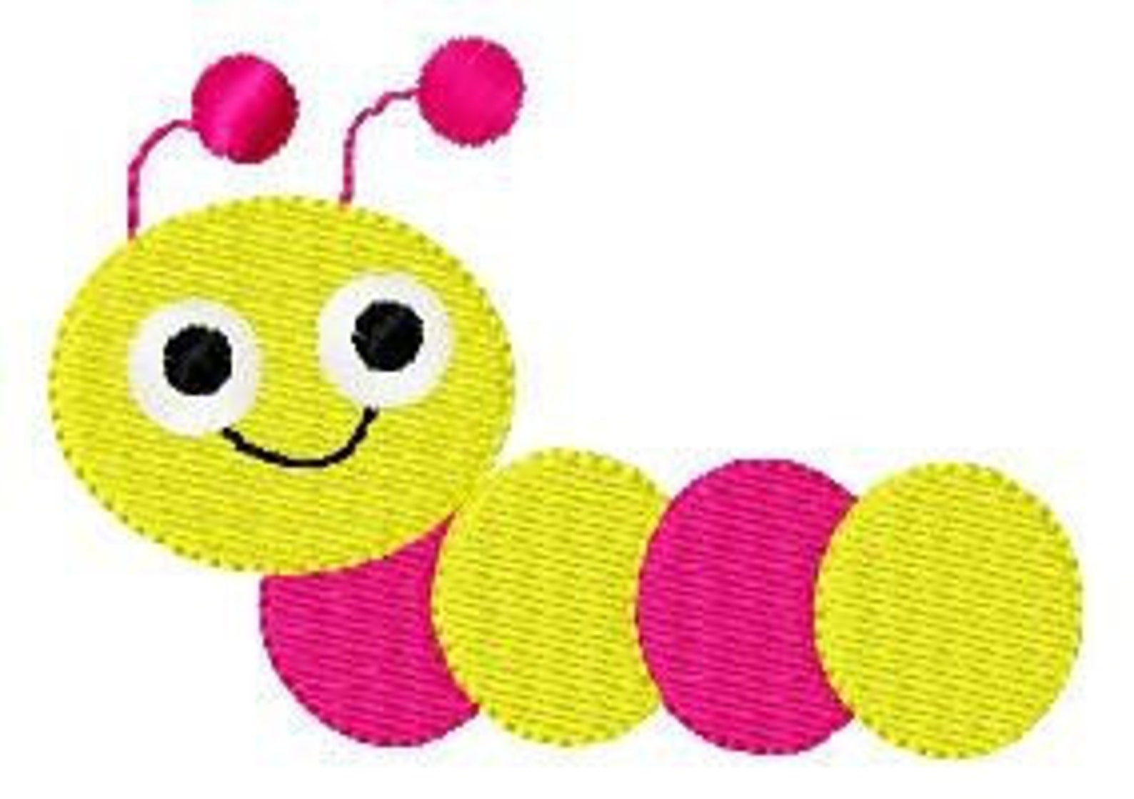 Embroidery Design Inch Worm // Joyful Stitches - Etsy