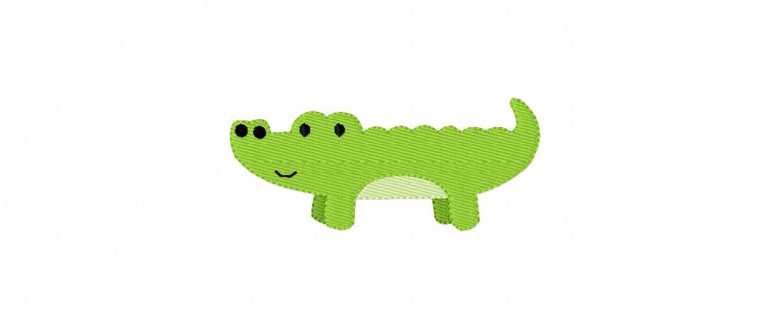 Alligator Gator Preppy Zoo Animal Machine Embroidery Design Joyful ...